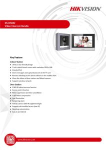 Hikvision Door Phone Intercom: IP Video Wireless Johor